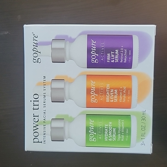 go pure | Skincare | Go Pure Power Trio Intensive Facial Serums System ...